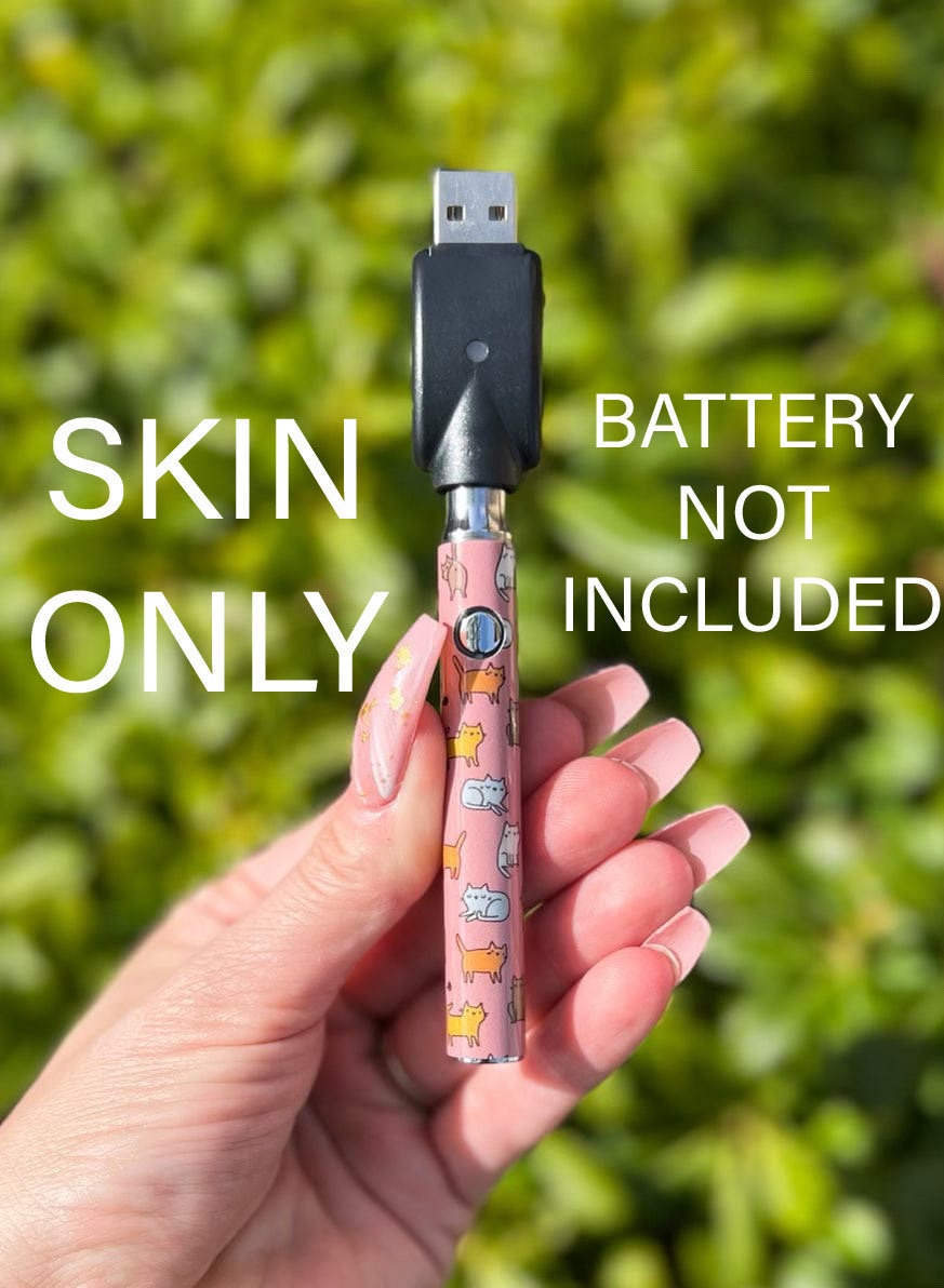 Mauve Cats 510 Skin Vape Skin Dog Vape Skin Girly Skin Paws Skin Cute ...