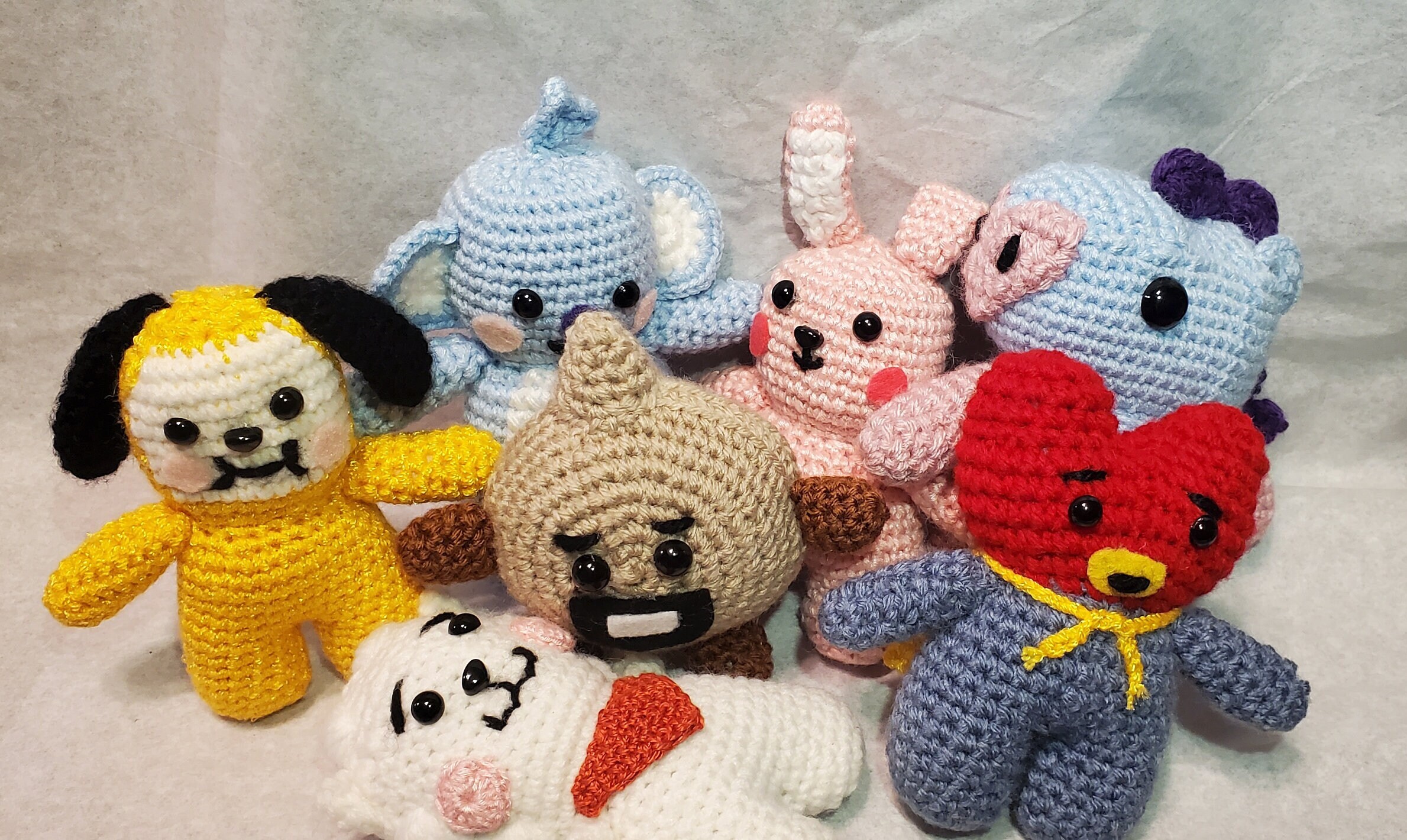 BT21 RJ Crochet Plushie - Etsy