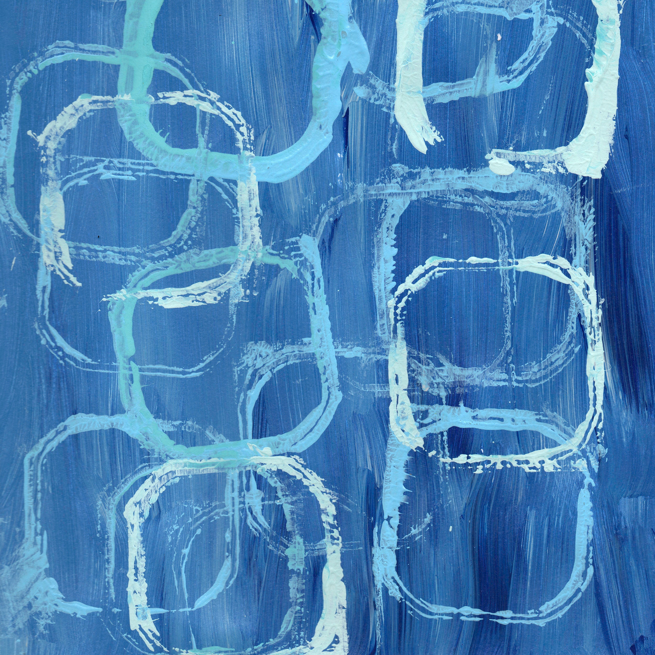 Retro Blues 12x12 Collage Papers, Instant Digital Download - Etsy