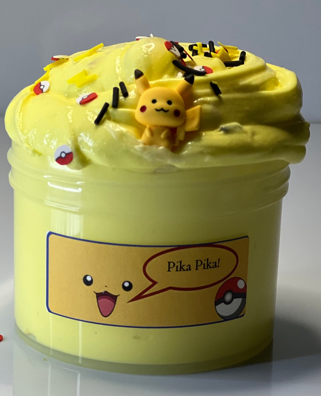 Pikachu Thick and Glossy Stretchy Slime - Etsy