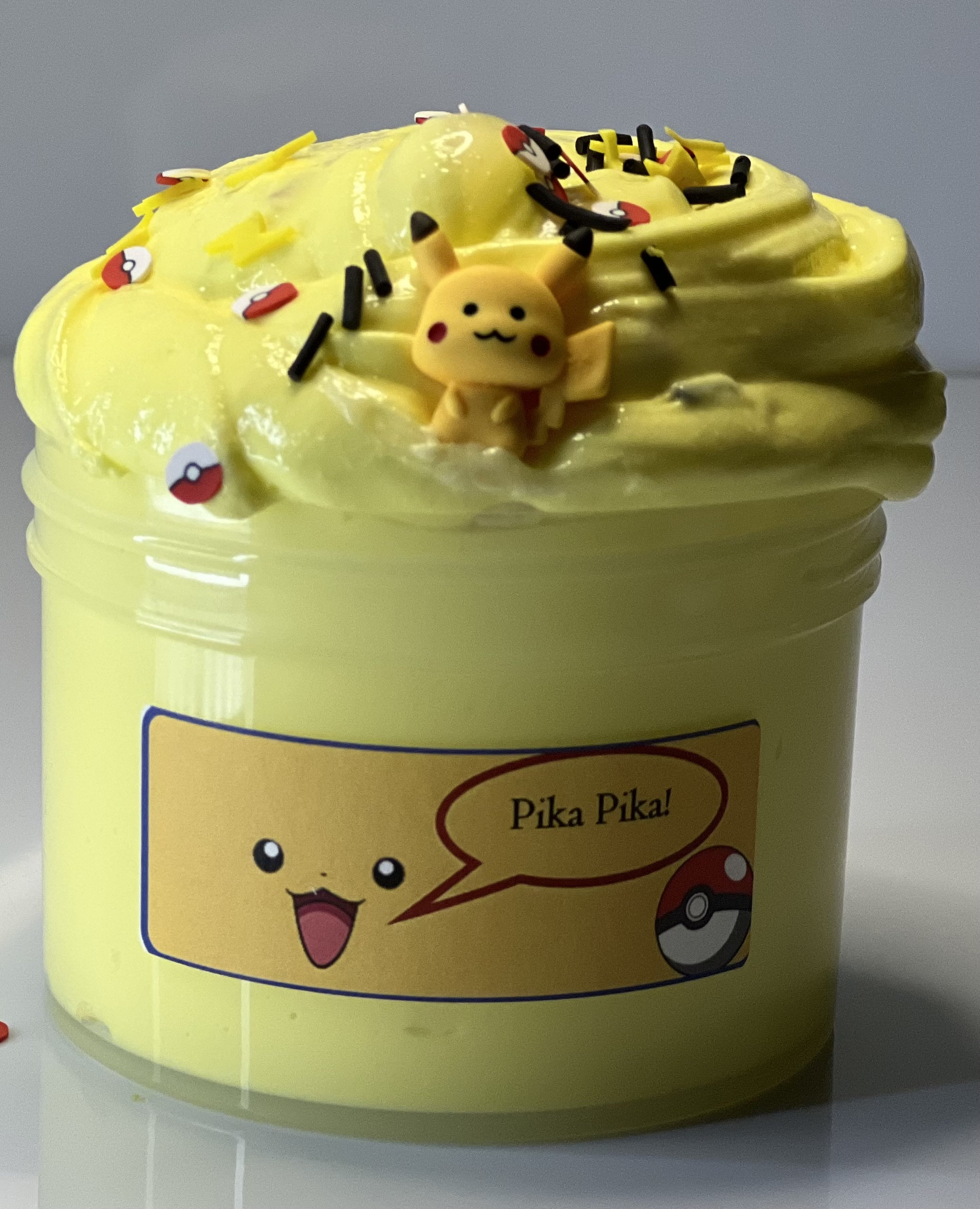 Pikachu Thick and Glossy Stretchy Slime - Etsy
