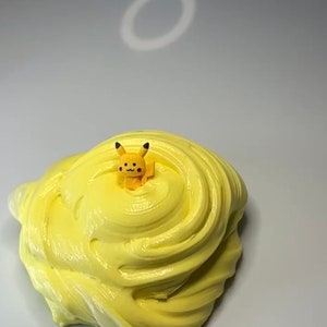 Pikachu Thick and Glossy Stretchy Slime - Etsy