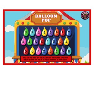 A5 CARNIVAL BALLOON POP - Etsy