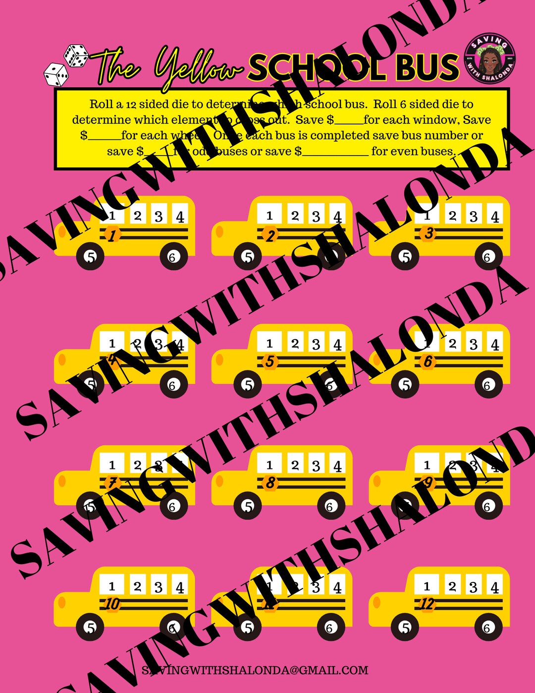 8.5X11 PINK SWS 3.5 Back to School Freebies - Etsy