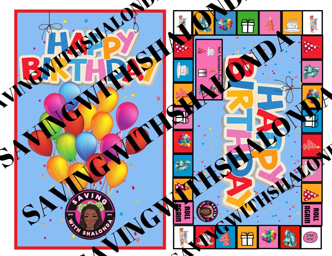 A5 Happy Birthday MONTHLY KIT - Etsy