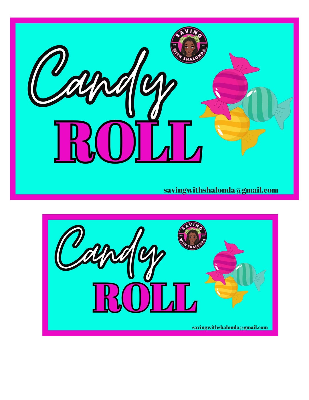 8.5X11 Candy Roll MONTHLY KIT - Etsy