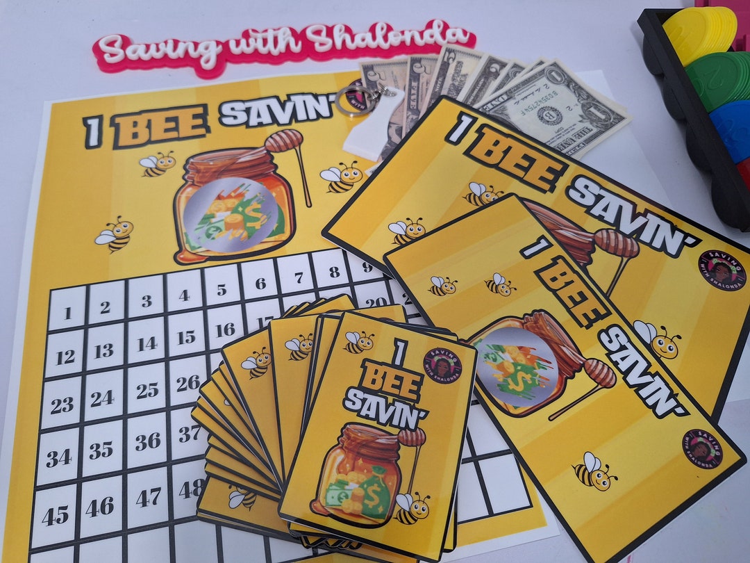 I BEE Savin 52 Week Card Game - Etsy