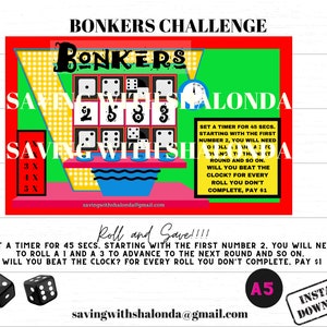 A5 Game Show Savings Challenge Bundle /the Price is Right// Mini ...