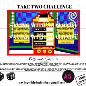 A5 Game Show Savings Challenge Bundle /the Price is Right// Mini ...