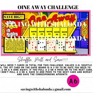 Game Show Savings Challenge Bundle/ A6 Savings Challenge/new Savings ...