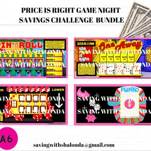 Game Show Savings Challenge Bundle/ A6 Savings Challenge/new Savings ...