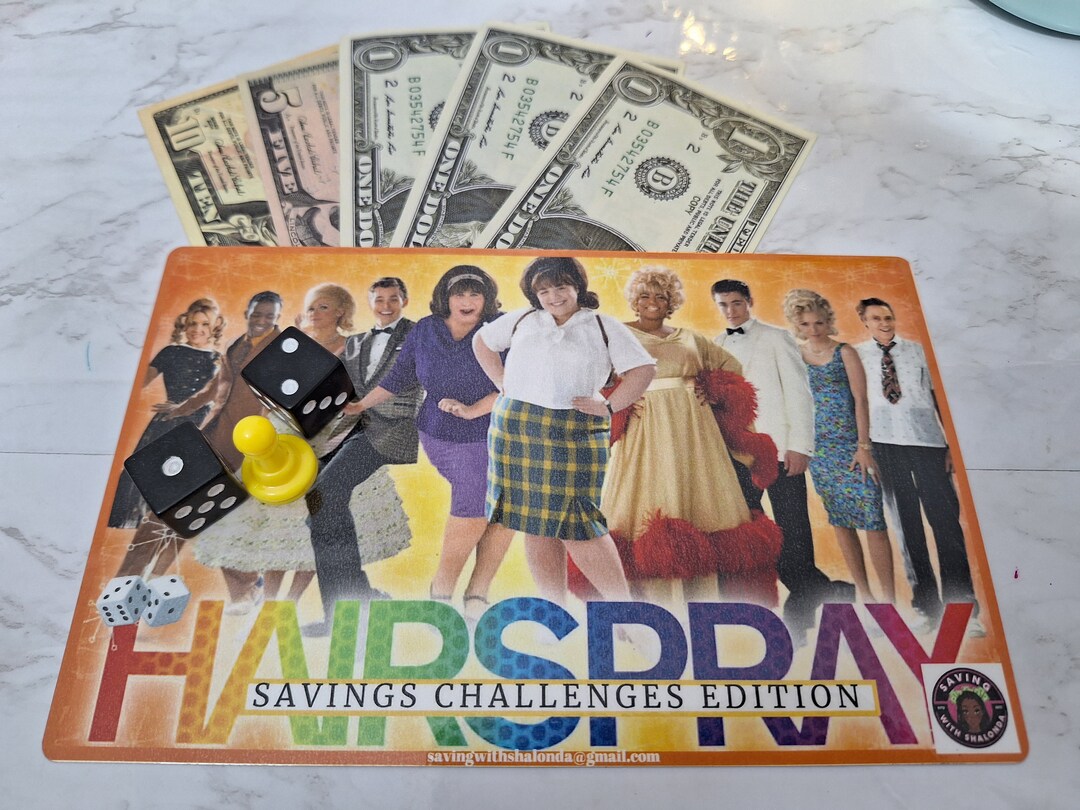 SEPTEMBER Hairspray MYSTERY Kit/savings Challenges/low Income Savings ...