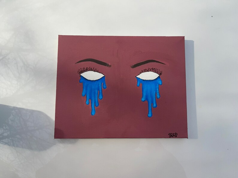 Crying Eyes Painting - Etsy