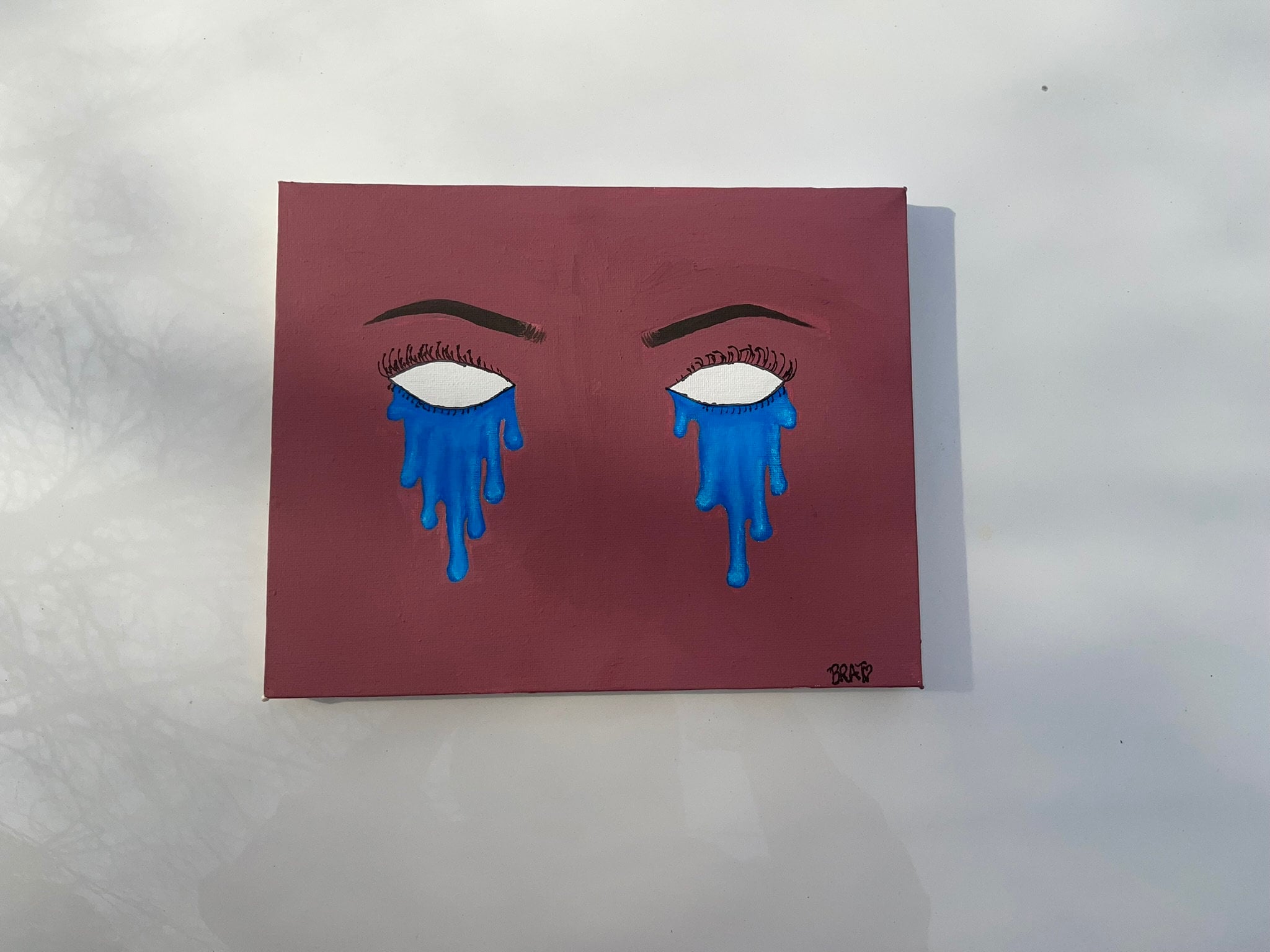 Crying Eyes Painting - Etsy