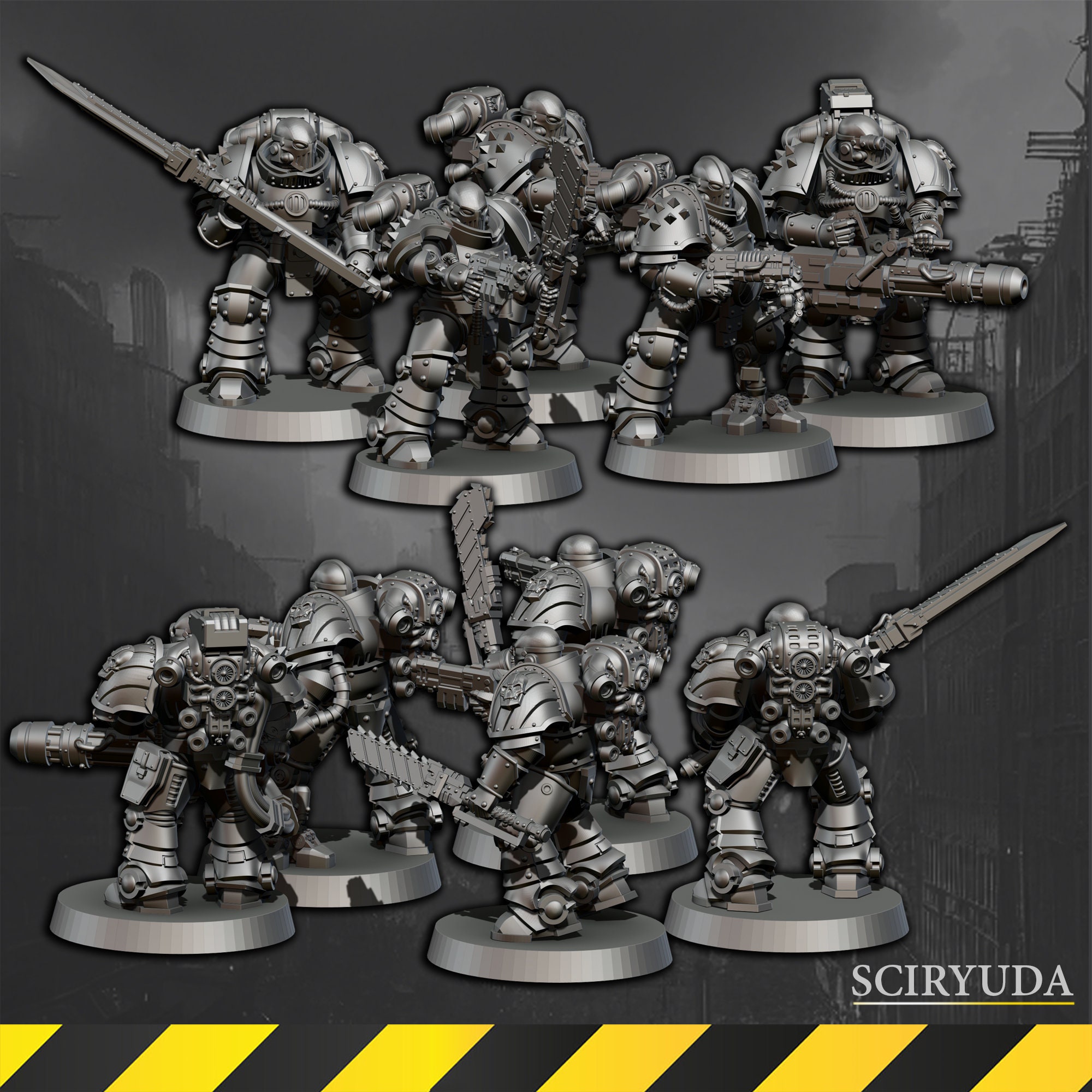 STEEL BROTHERHOOD SQUAD Sci-fi Tabletop Wargaming 32mm - Etsy