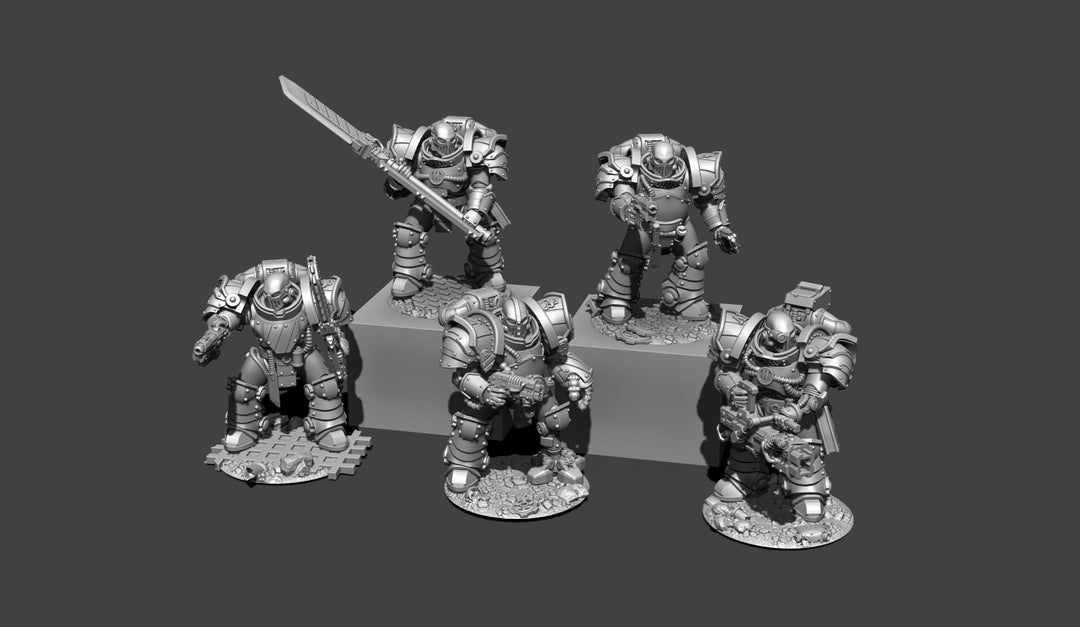 STEEL WASTELANDER SQUAD Sci-fi Tabletop Wargaming 32mm - Etsy