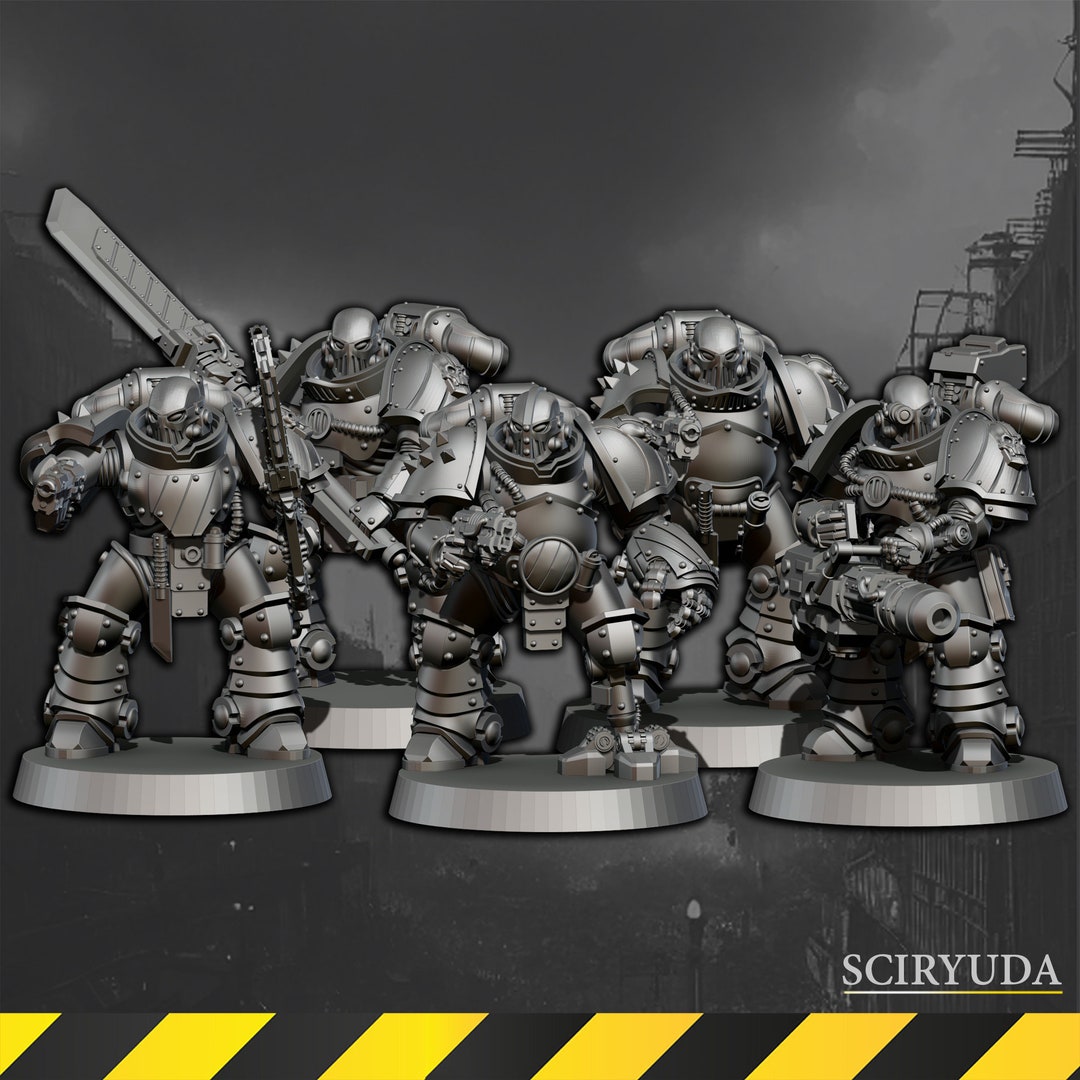STEEL BROTHERHOOD SQUAD - Sci-fi Tabletop Wargaming 32mm - Etsy