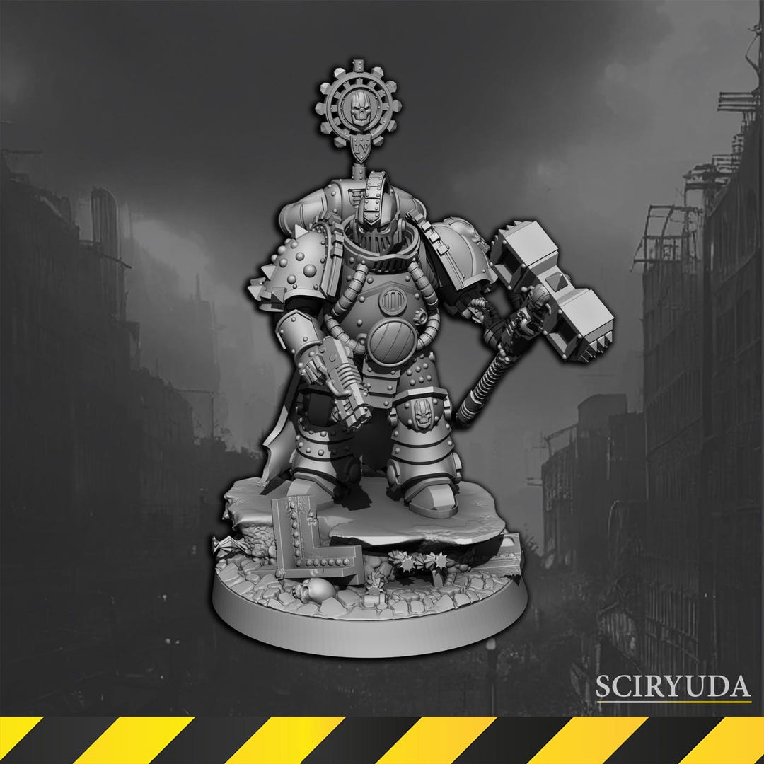 STEEL BROTHERHOOD LORD - Sci-fi Tabletop Wargaming Roleplaying 28mm ...