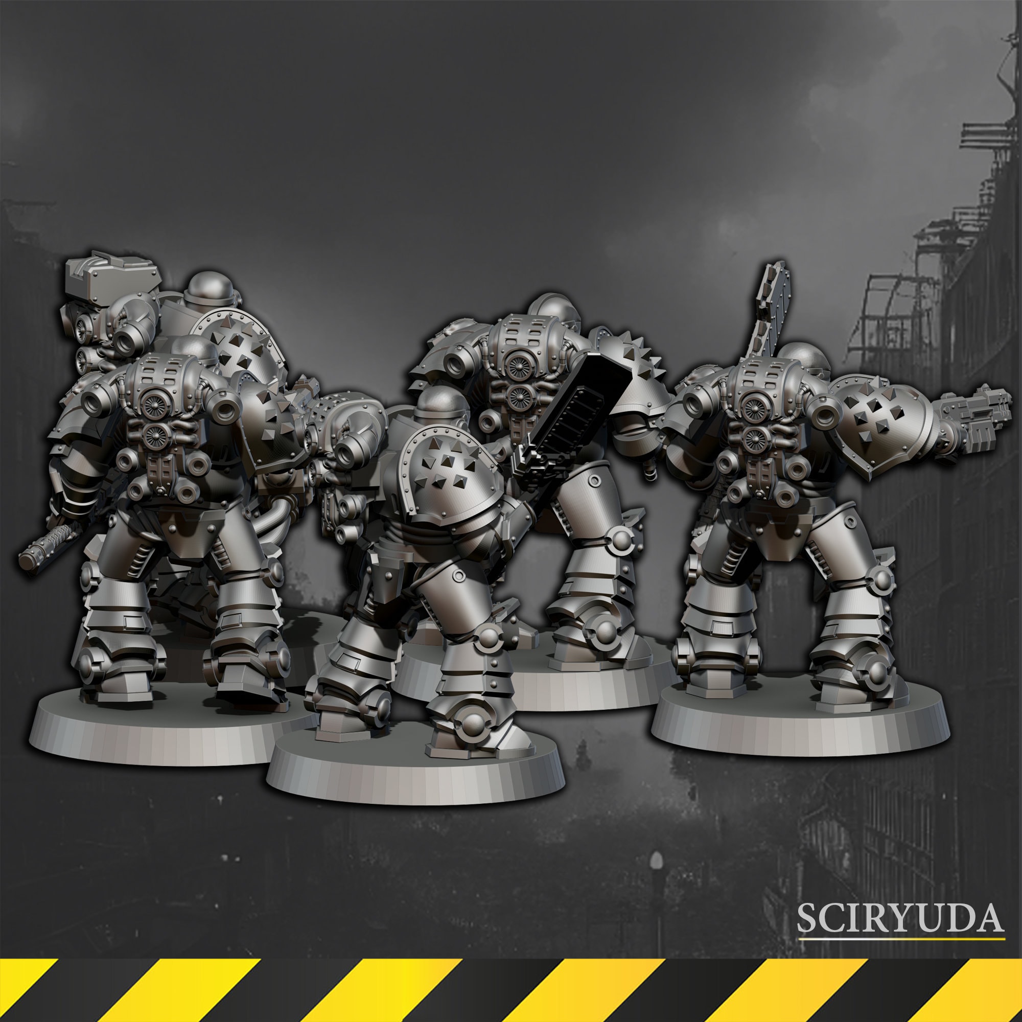 STEEL BROTHERHOOD SQUAD Sci-fi Tabletop Wargaming 32mm - Etsy
