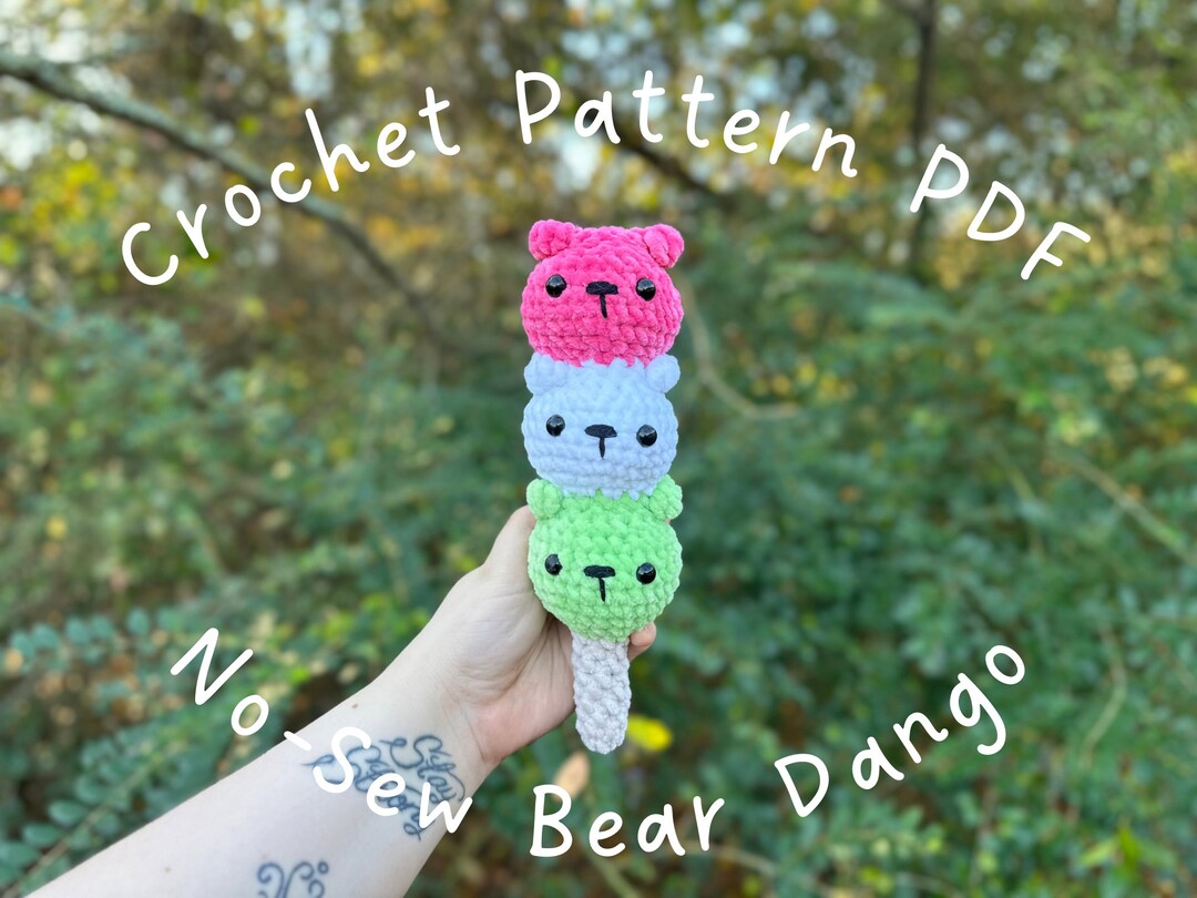 No-sew Bear Dango Crochet Pattern | PDF Download - Etsy
