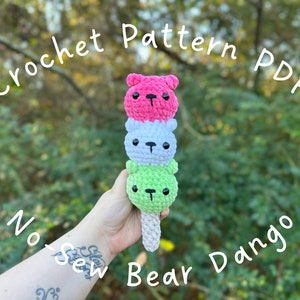 No-sew Bear Dango Crochet Pattern | PDF Download - Etsy