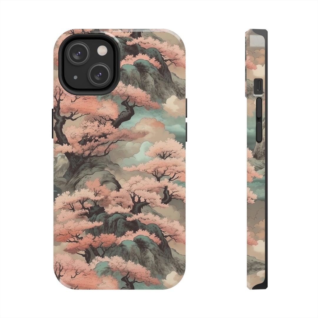 Sakura Trees in the Clouds, Tough Phone Cases, Case-mate - Etsy
