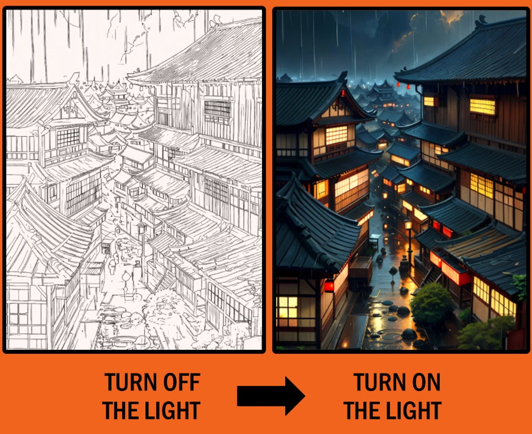 LED Light Painting, Light Painting Shadow Box, Bedside Lamp, Wall Lamp ...