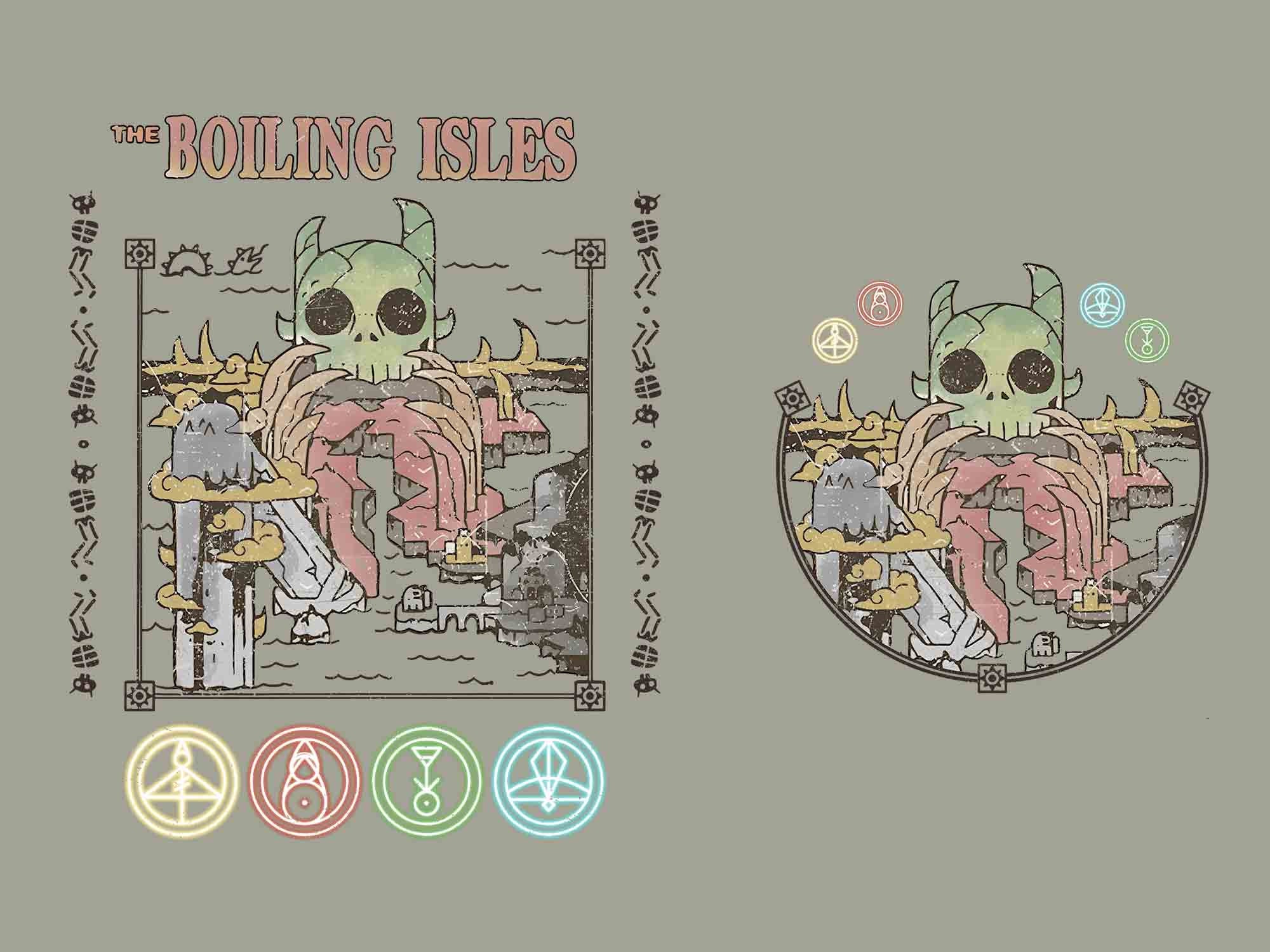 2-sided the Owl House Design Png Boiling Isles the Owl House - Etsy