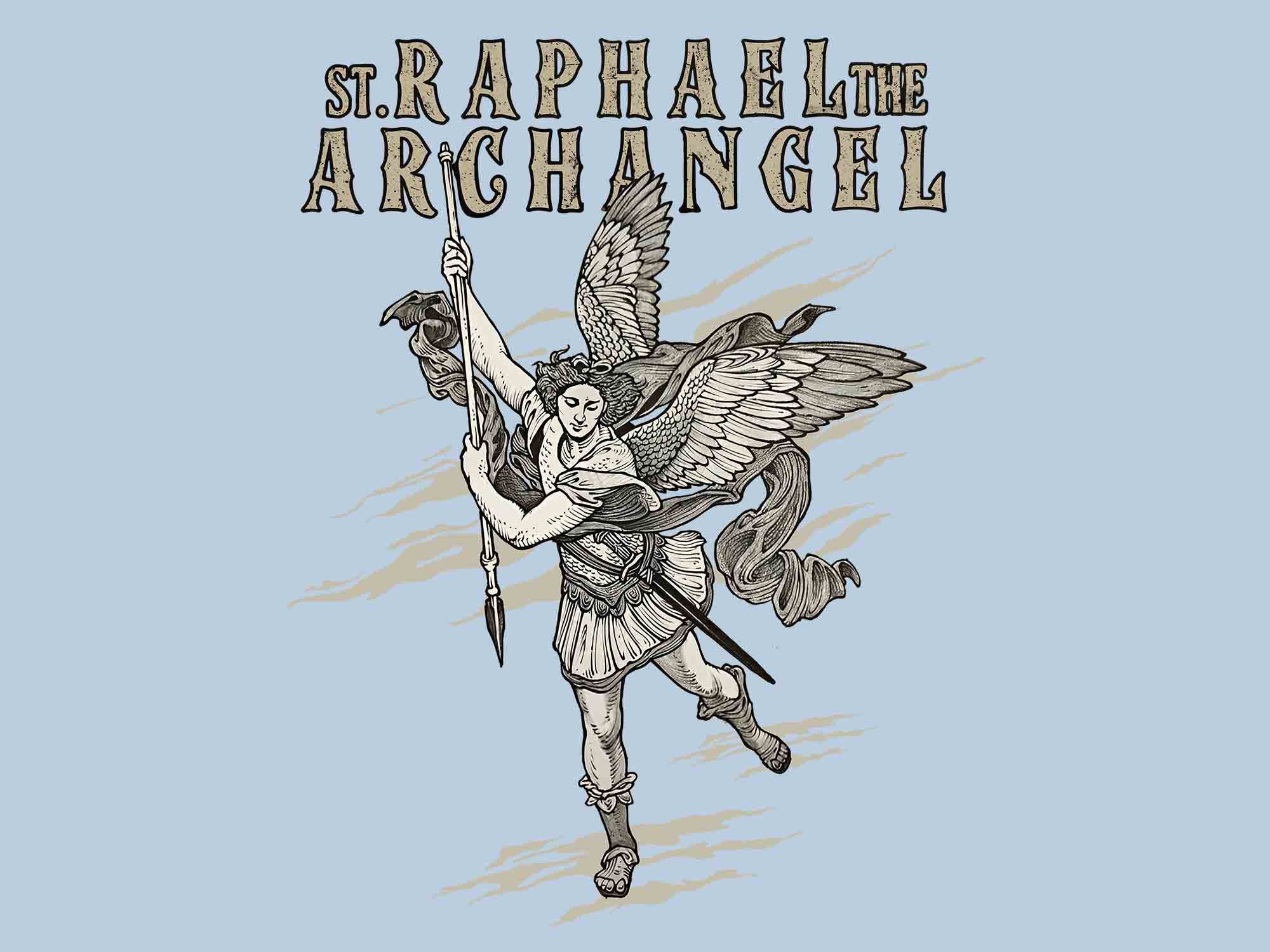Archangel Raphael Tattoo