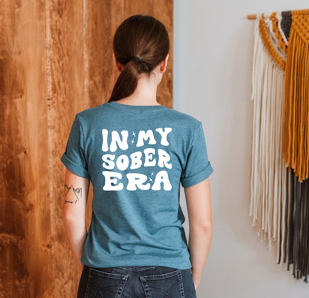 In My Sober Era Shirt, Sober Era Tshirt, Sobriety Gift for Women ...