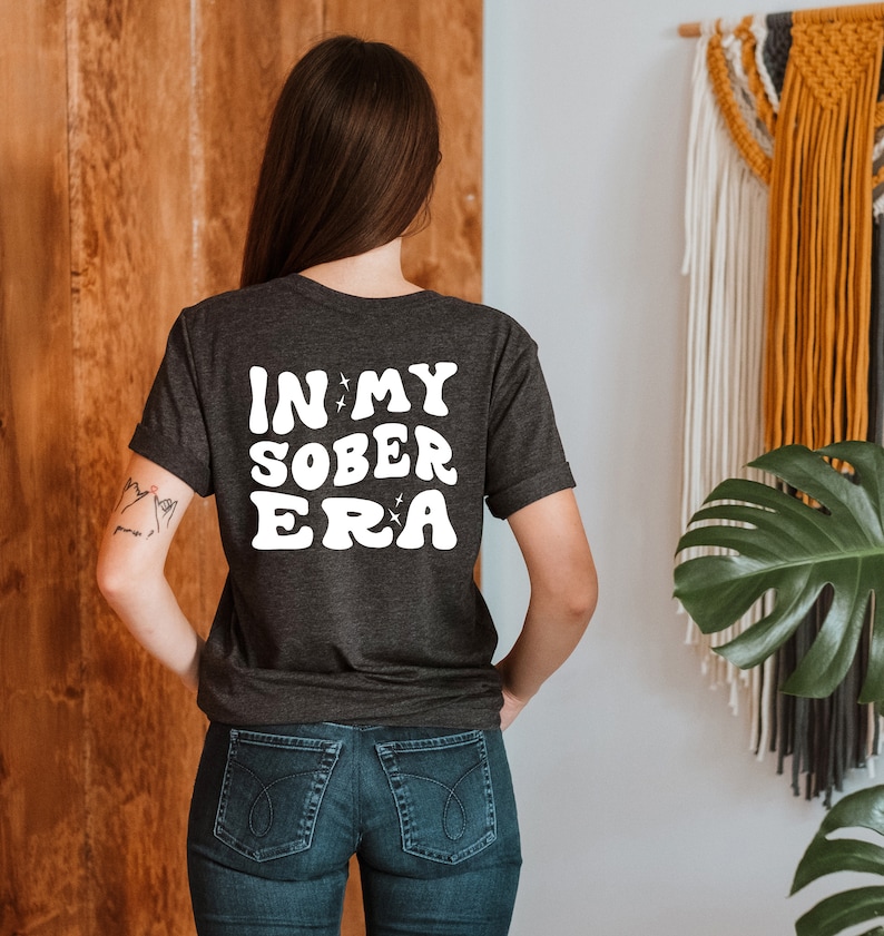In My Sober Era Shirt, Sober Era Tshirt, Sobriety Gift for Women ...
