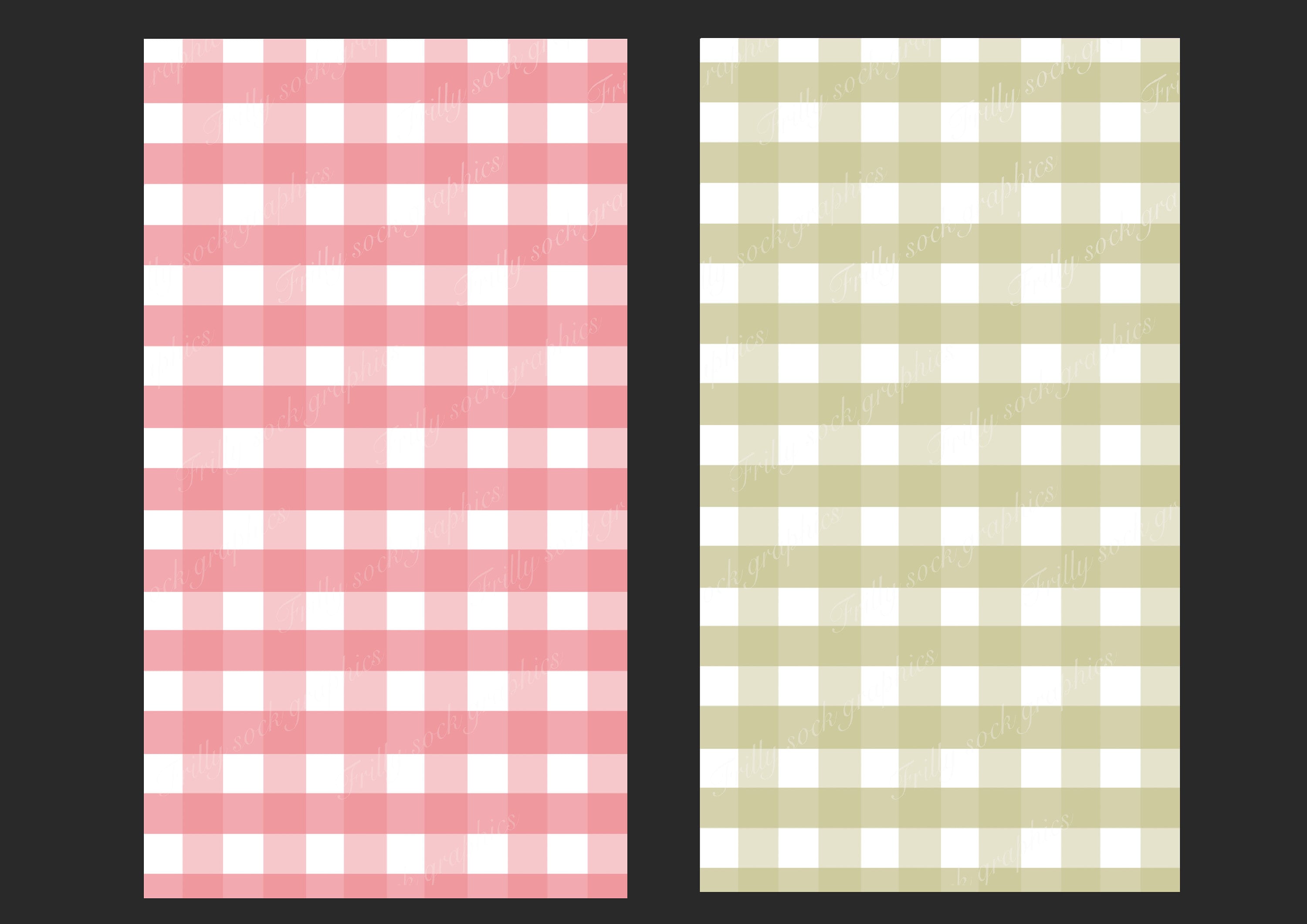 Gingham Print Wallpaper | Purple, Blue, Pink, Green Gingham | Digital ...