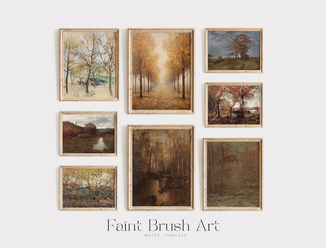 Nature Landscapes Digital Art Set Rustic Countryside - Etsy