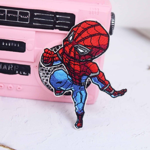 Spiderman Patch for Backpack - Etsy