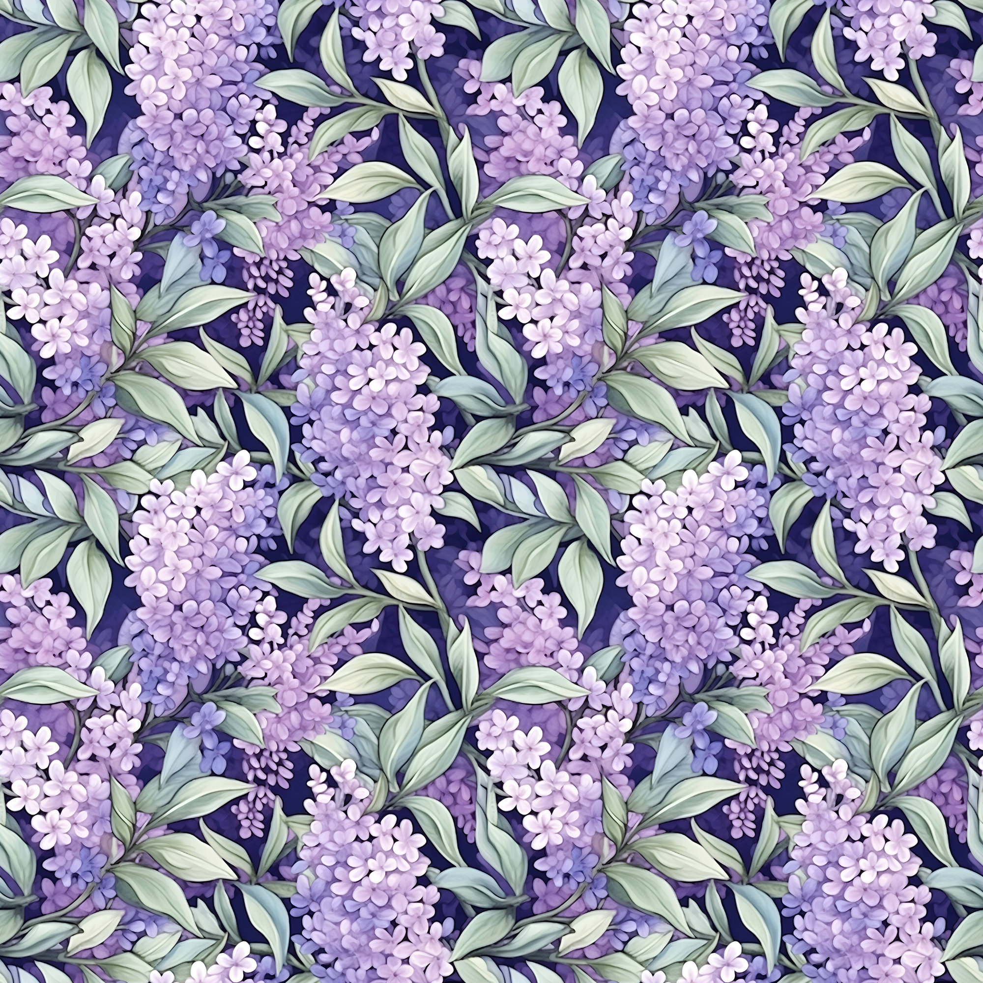 100 William Morris Style Seamless Floral Patterns, 50 Flower Types and ...