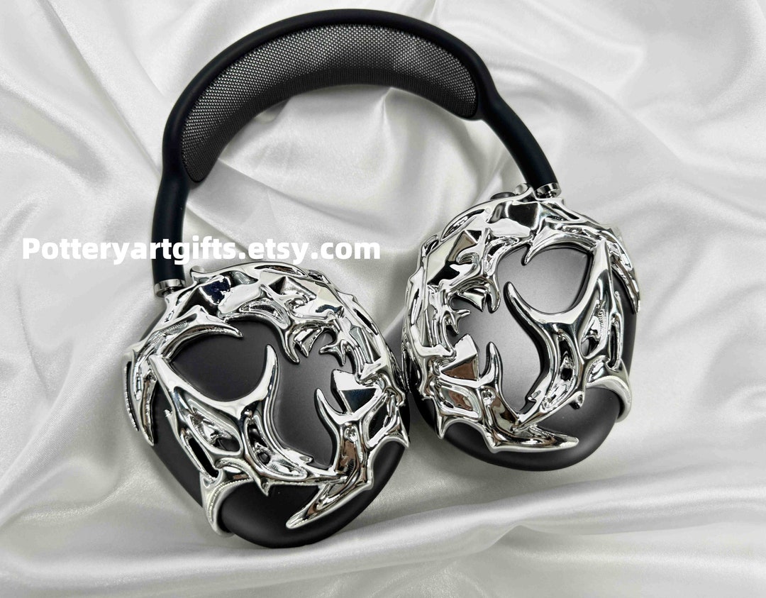Starry Airpods Max Cover, 3D Printed Airpods Max Case, Chromed Silver ...