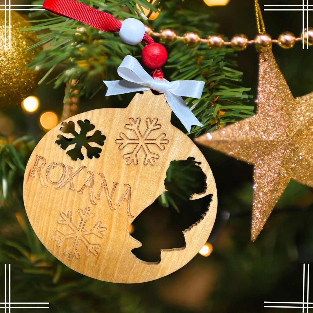 Personalized Christmas Ornament Customizable Ornament Unique ...
