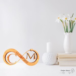 Personalized Infinity Wood Sign | Valentine's Day Gift | Infinity Sign ...