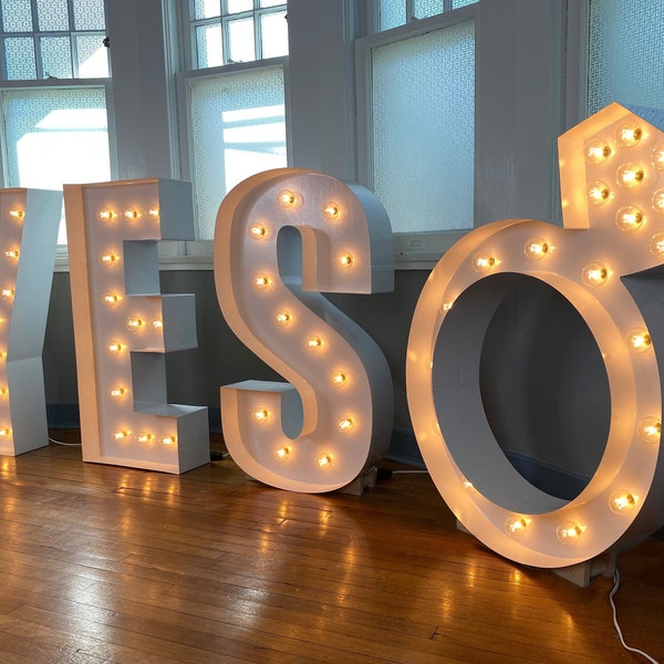 Light up Letters - Etsy