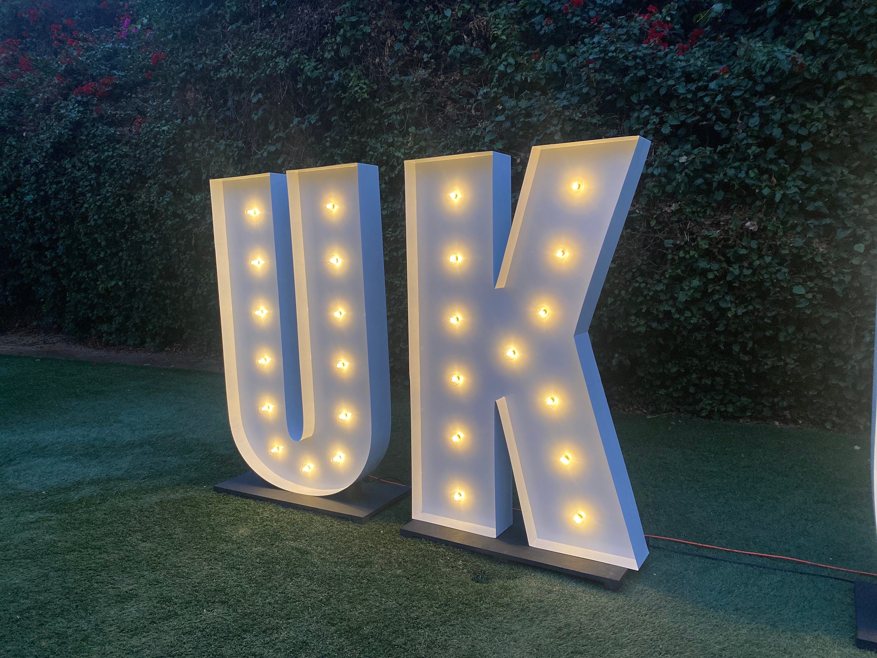 Extra Large Marquee Letters 5ft Tall giant Light up Letters and Numbers ...