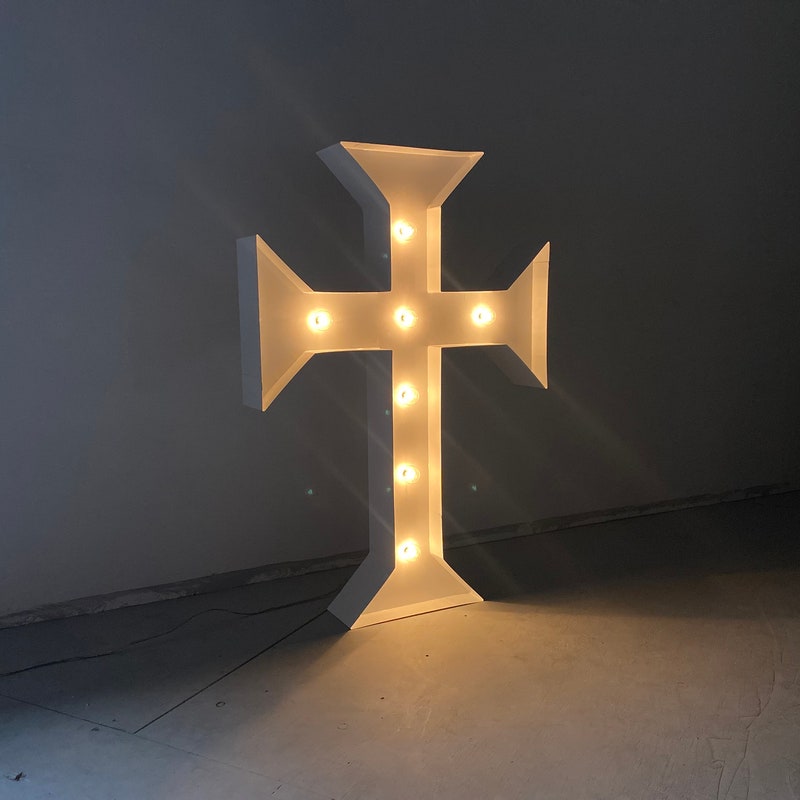 Lighted Cross - Etsy