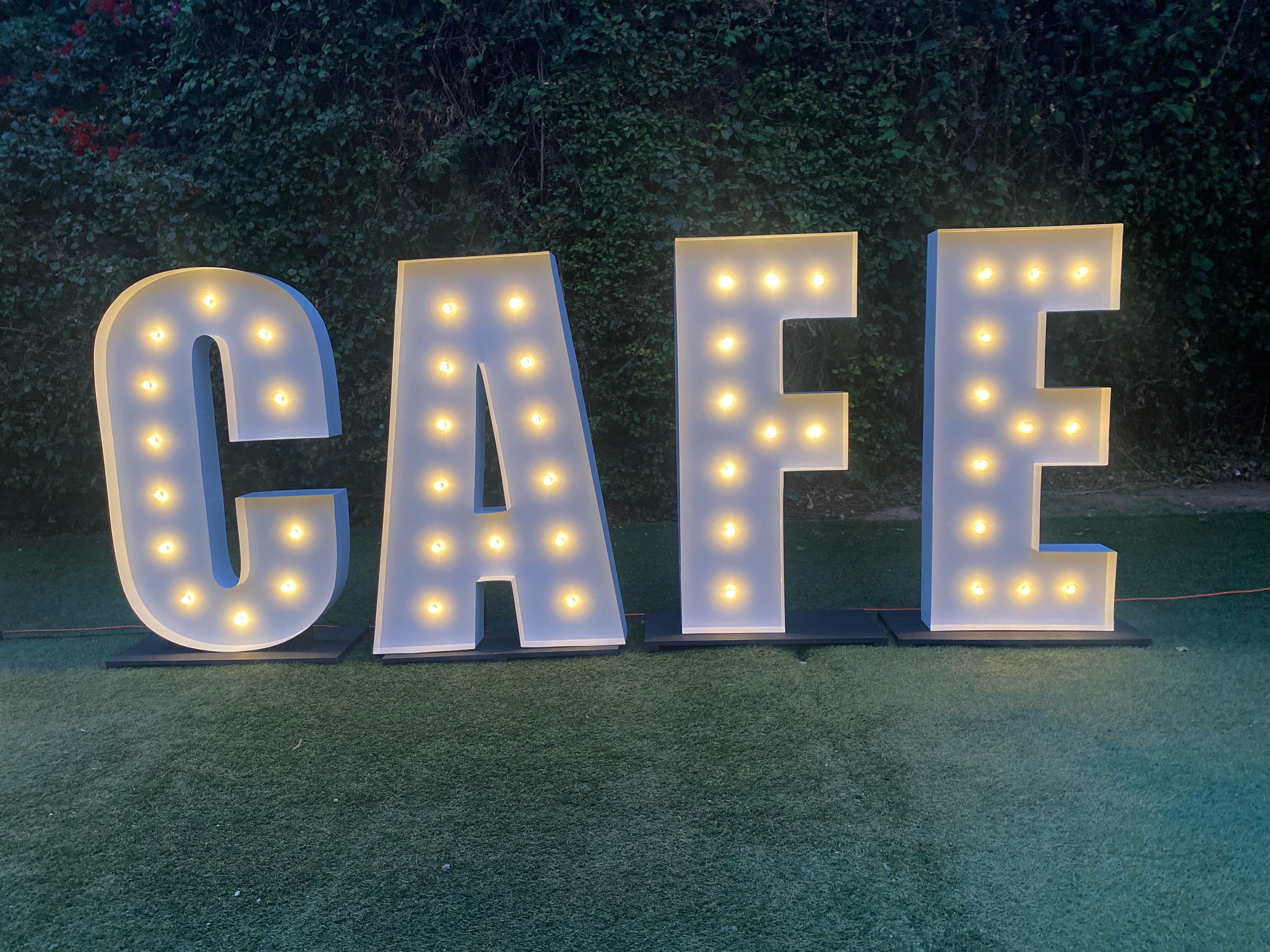 Extra Large Marquee Letters 5ft Tall giant Light up Letters and Numbers ...