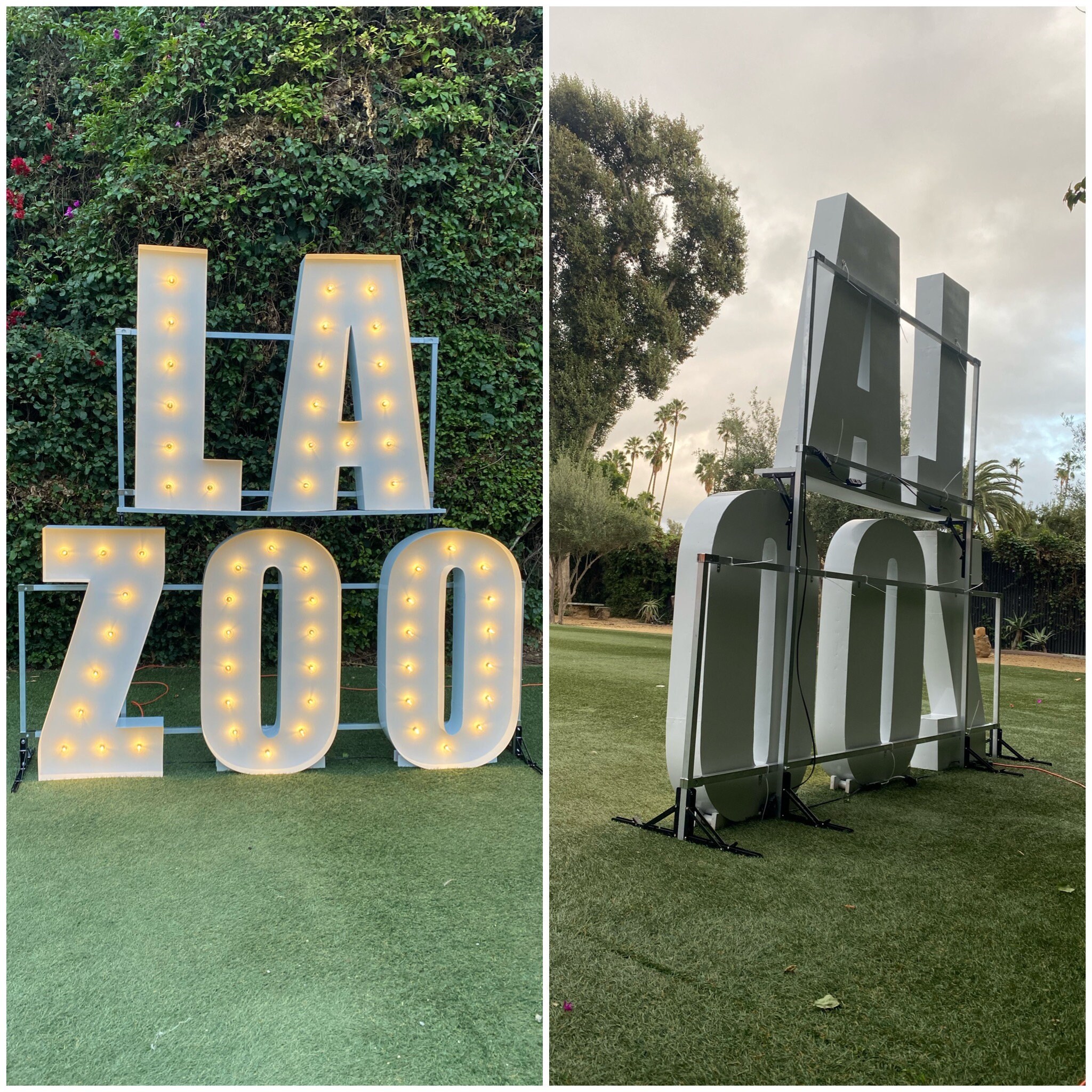 Marquee Letters Stacking Stand Stacked Marquee Letters - Etsy