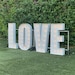 5ft Marquee Letters Metal Stand for Large Marquee Letters, Large Light ...