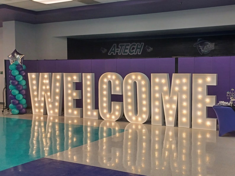 Large Marquee Letters 4ft 5ft 6ft | PROM Letters, GRAD Letters ...