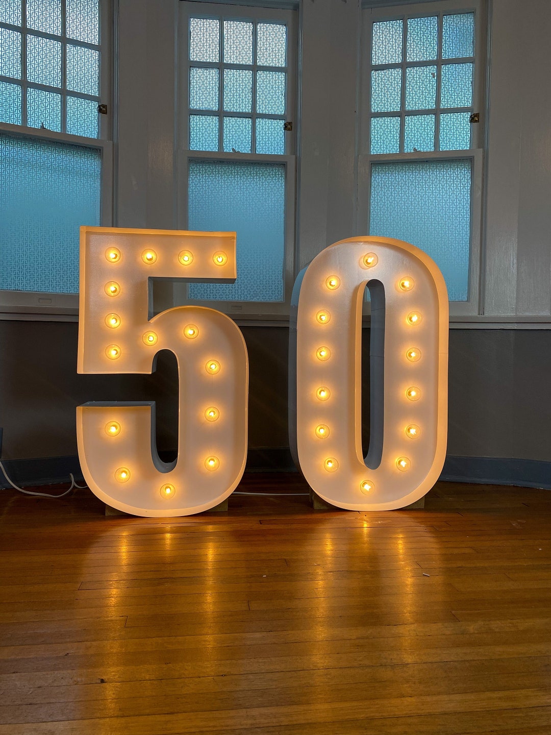 Extra Large Marquee Numbers 5ft Tall Large Light up Numbers 5ft 6ft 7ft ...