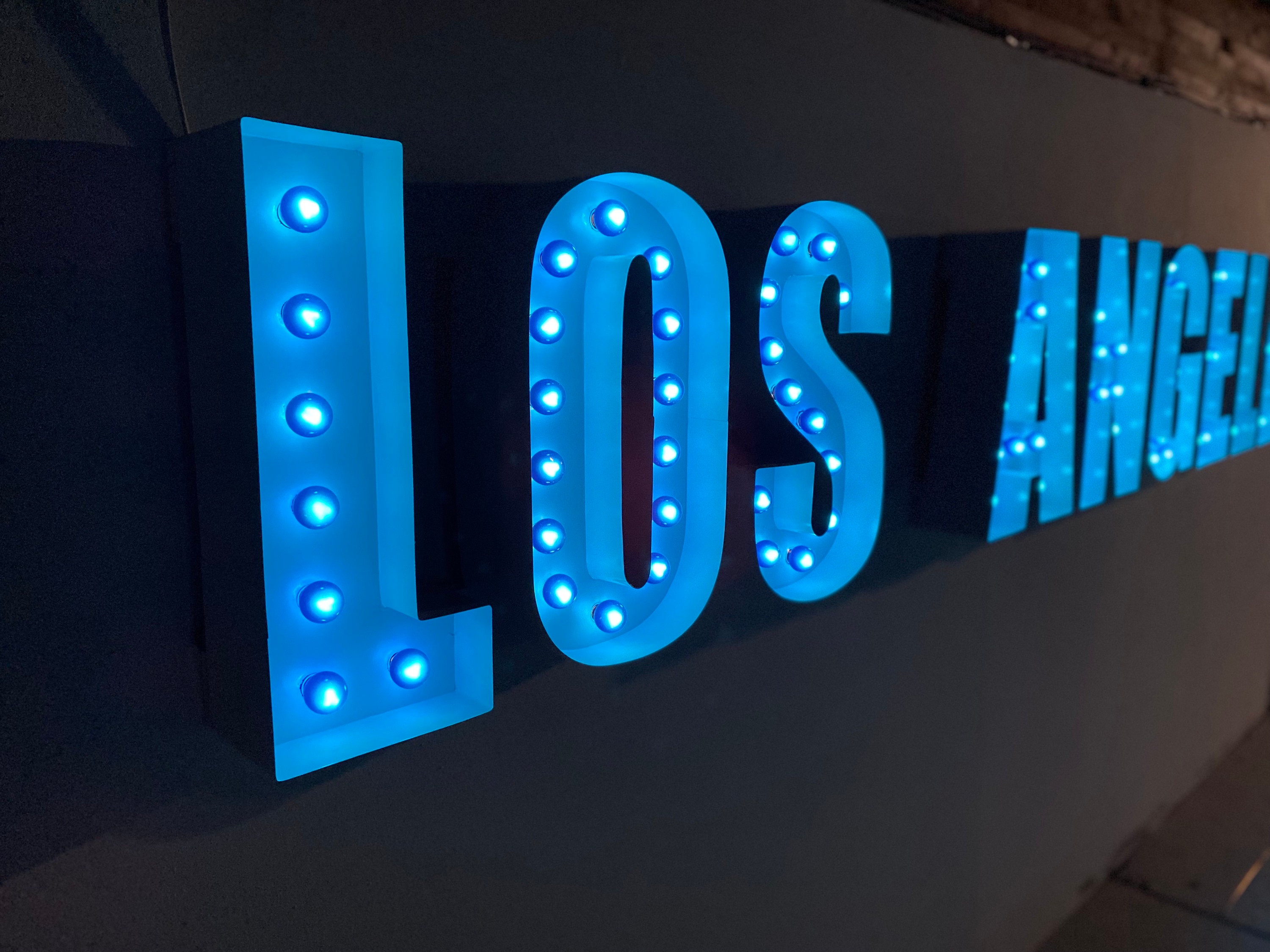 Custom Marquee Sign Large Marquee Letters 2ft 3ft Tall Custom Business ...