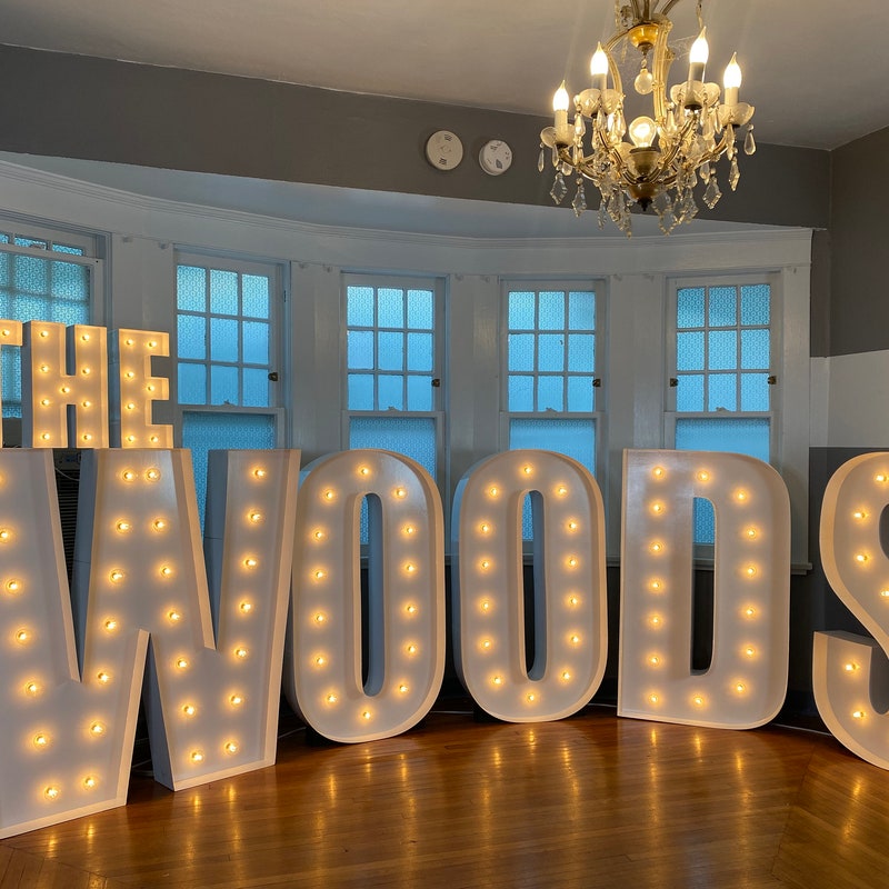 Lighted Letters - Etsy