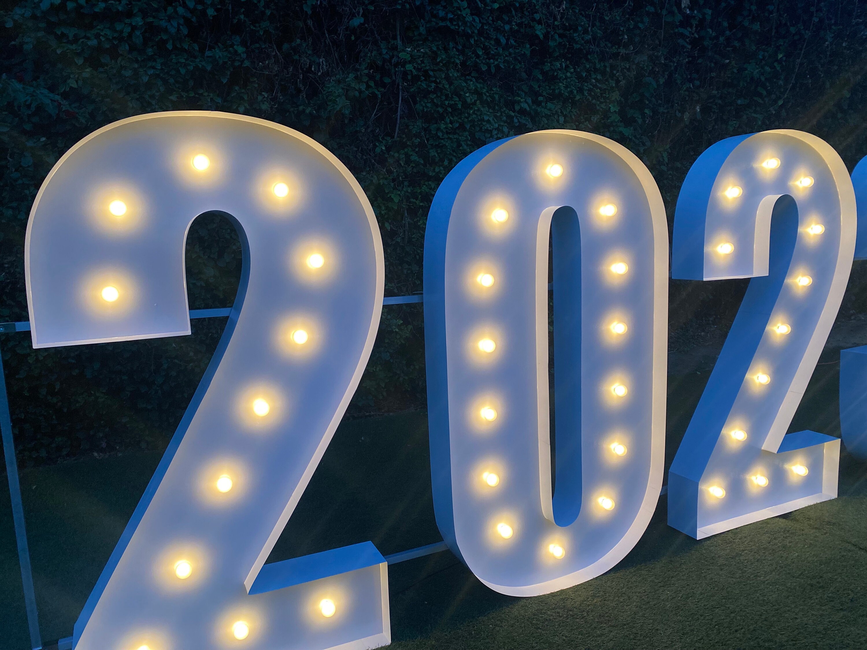 Extra Large Marquee Numbers 6ft Tall | Large Light up Numbers 5ft 6ft ...