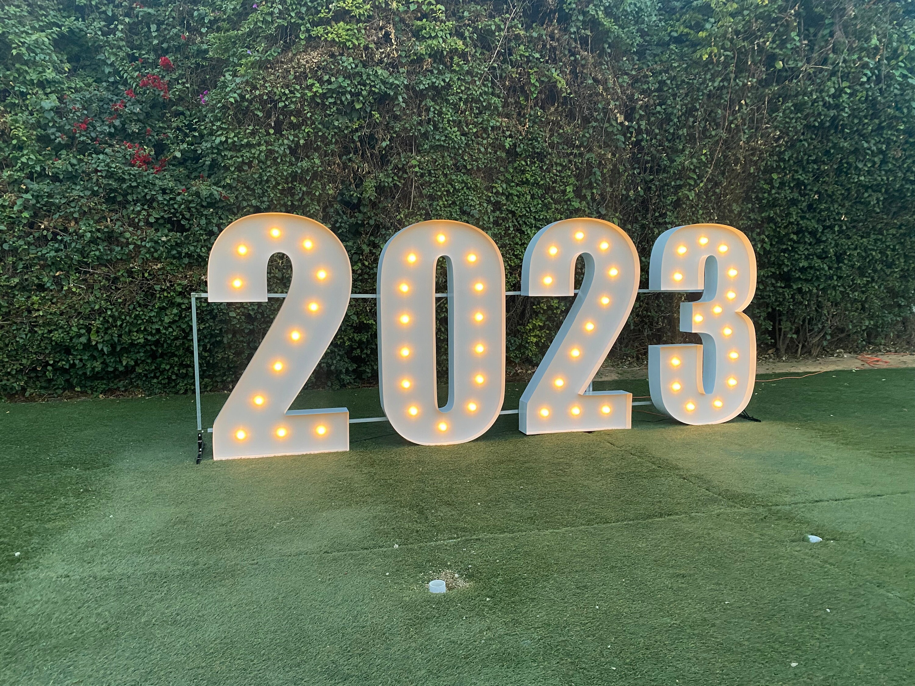 Extra Large Marquee Numbers 6ft Tall | Large Light up Numbers 5ft 6ft ...